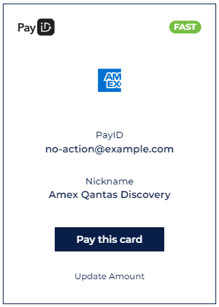 How to Pay off an Amex Card via PayID